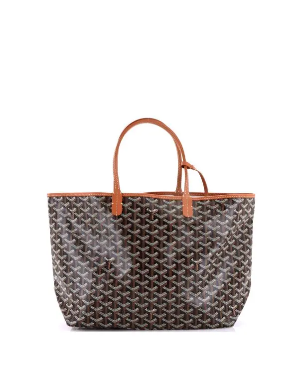 Goyard Saint Louis Pm Tote Coated Canvas - Brown