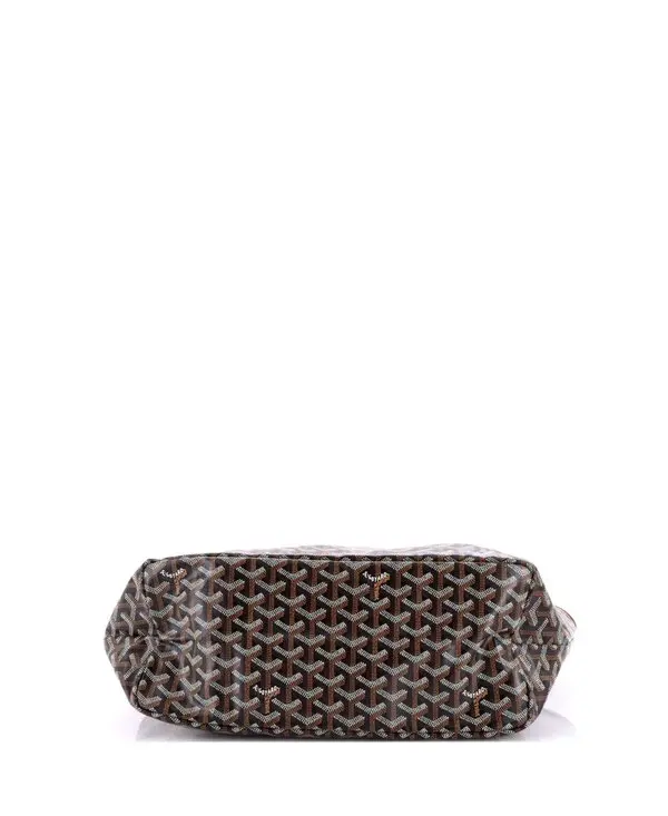 Goyard Saint Louis Pm Tote Coated Canvas - Brown