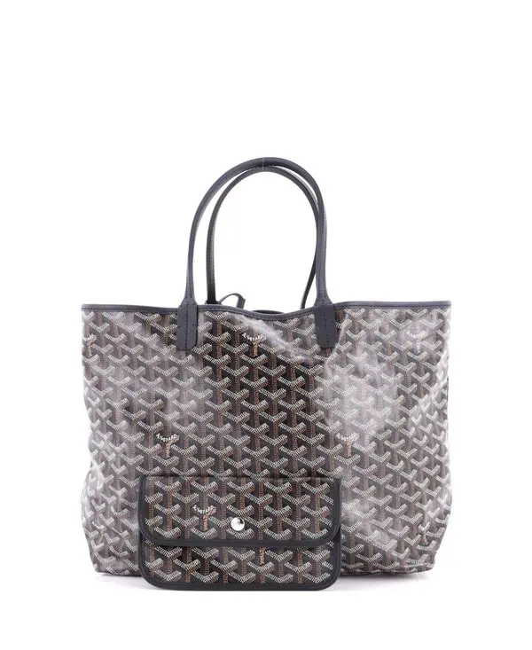 Goyard Saint Louis Pm Tote Coated Canvas - Black