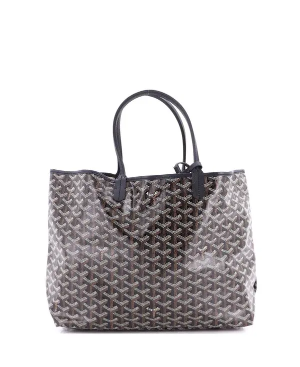 Goyard Saint Louis Pm Tote Coated Canvas - Black
