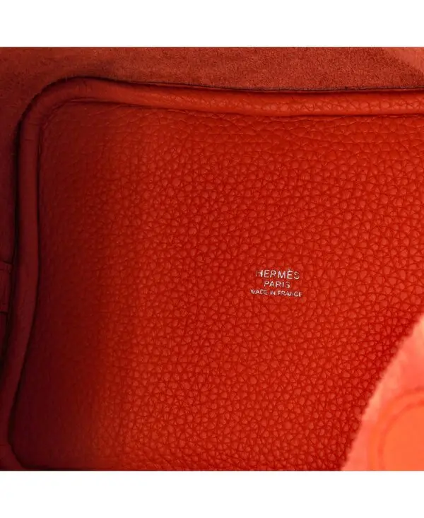 Hermès Pm Picotin Lock Bag Clemence - Orange