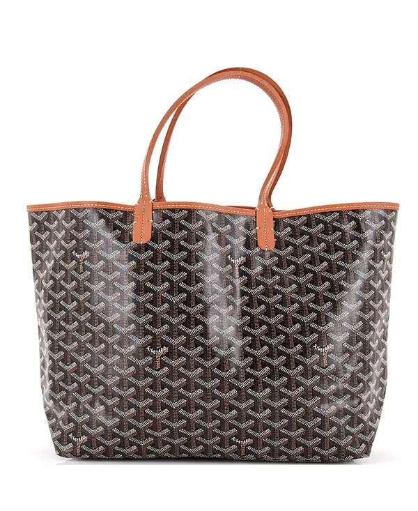 Goyard Pm Saint Louis Tote Coated Canvas - Brown