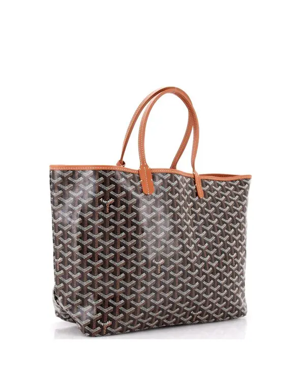 Goyard Pm Saint Louis Tote Coated Canvas - Brown