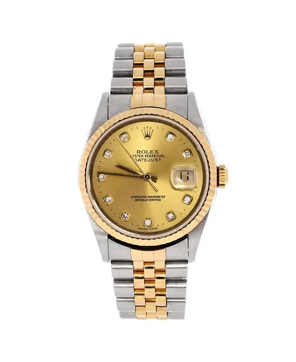 ROLEX Oyster Perpetual Datejust Automatic Watch - Dial Color: Gold