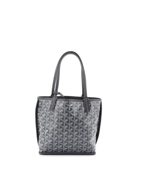 Goyard Anjou Reversible Tote Coated Canvas - Gray
