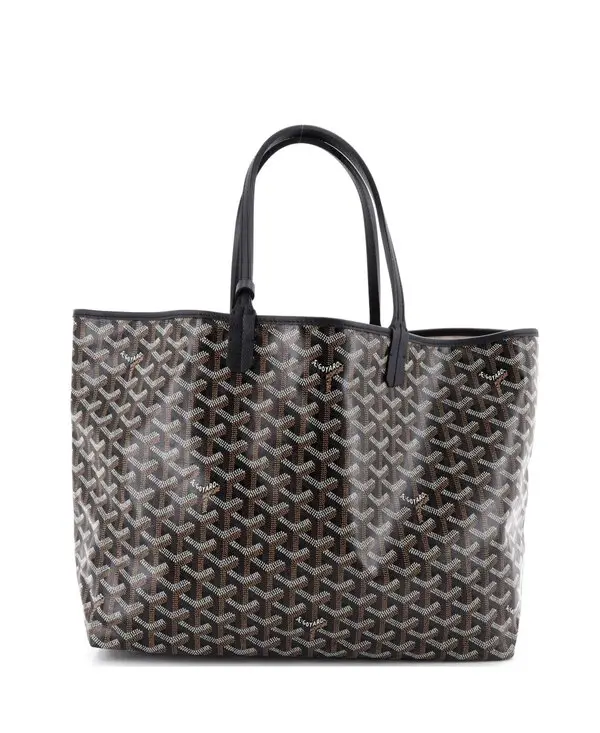 Goyard Saint Louis Pm Tote Coated Canvas - Black