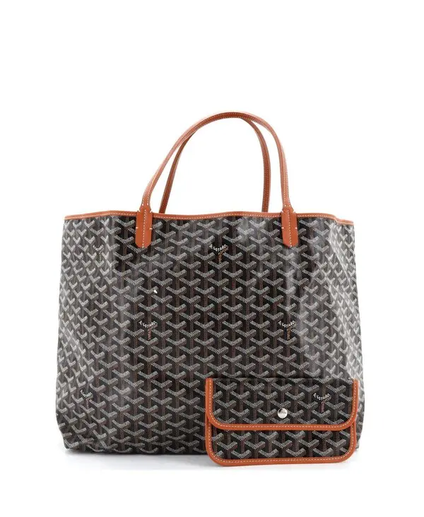 Goyard Gm Saint Louis Tote Coated Canvas - Brown