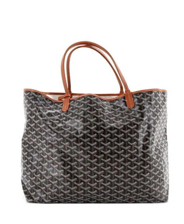 Goyard Gm Saint Louis Tote Coated Canvas - Brown