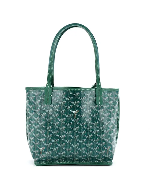 Goyard Anjou Reversible Tote Coated Canvas - Green