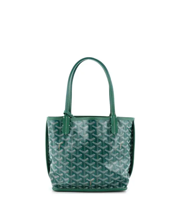 Goyard Anjou Reversible Tote Coated Canvas - Green
