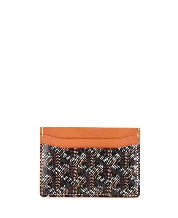 Goyard Saint Sulpice Card Holder Coated Canvas - Brown