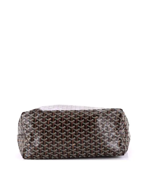 Goyard Gm Saint Louis Tote Coated Canvas - Black