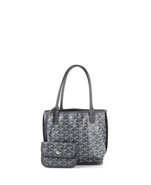 Goyard Anjou Reversible Tote Coated Canvas - Gray