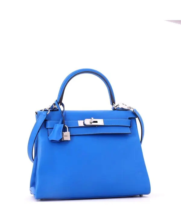 Hermès Kelly 28 Handbag - Bleu Hydra