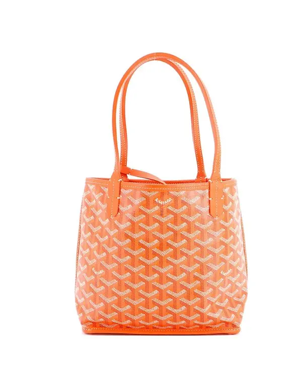 Goyard Anjou Reversible Tote Coated Canvas - Orange