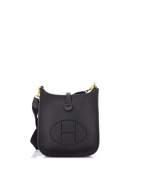 Hermès Tpm Evelyne Bag Gen Iii Clemence - Black