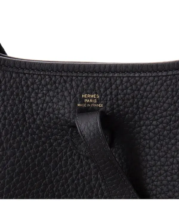 Hermès Tpm Evelyne Bag Gen Iii Clemence - Black