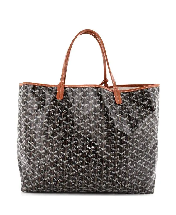 Goyard Gm Saint Louis Tote Coated Canvas - Brown