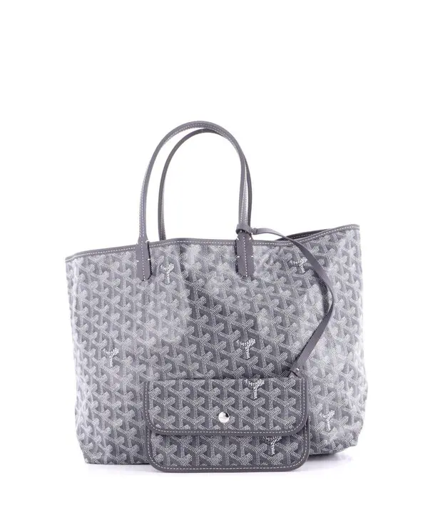 Goyard Pm Saint Louis Tote Coated Canvas - Gray