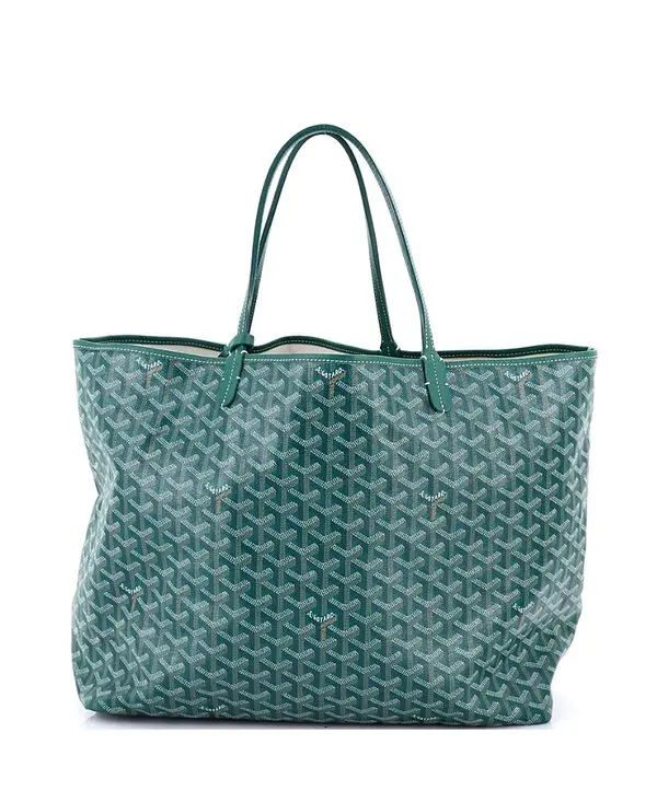 Goyard Gm Saint Louis Tote Coated Canvas - Green