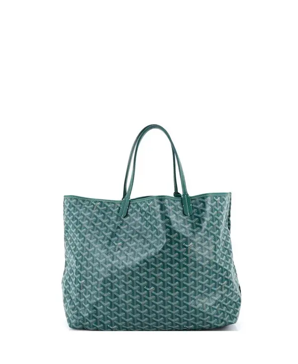 Goyard Gm Saint Louis Tote Coated Canvas - Green