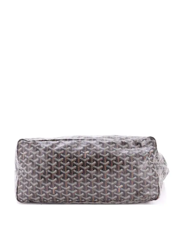 Goyard Gm Saint Louis Tote Coated Canvas - Black
