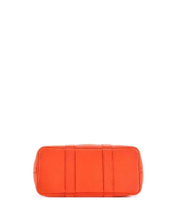 Hermès 30 Garden Party Tote Toile And Leather - Orange