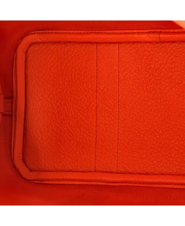 Hermès 30 Garden Party Tote Toile And Leather - Orange