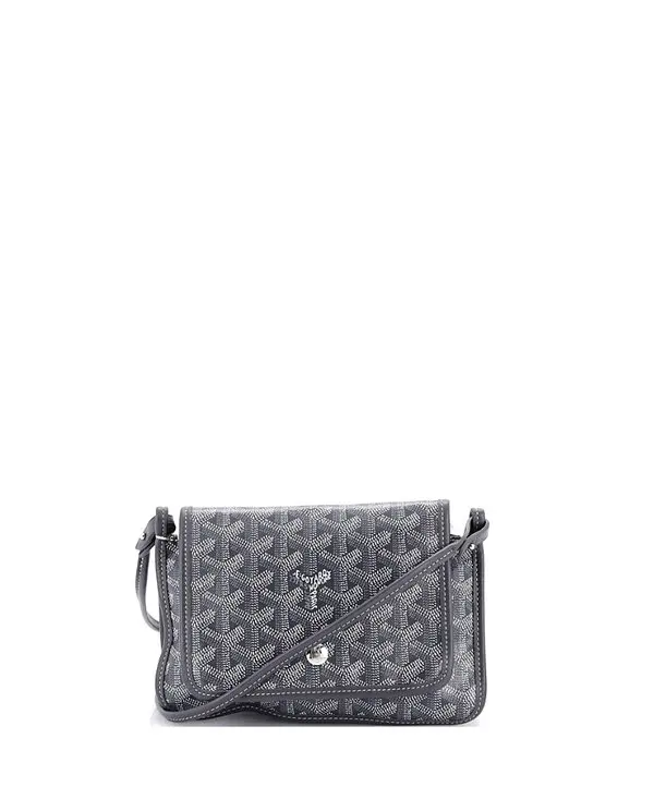 Goyard Plumet Clutch Wallet Coated Canvas - Gray