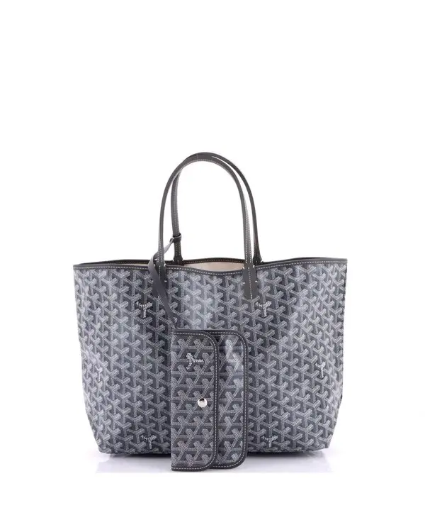 Goyard Pm Saint Louis Tote Coated Canvas - Gray