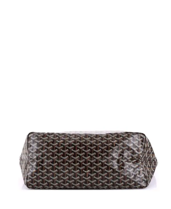 Goyard Gm Saint Louis Tote Coated Canvas - Black