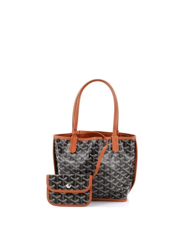 Goyard Anjou Reversible Tote Coated Canvas - Brown