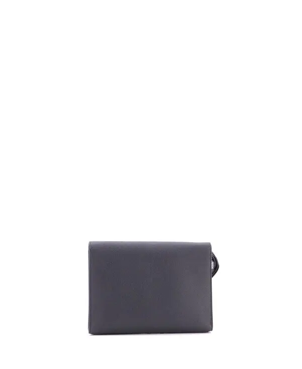 Hermès 24 Sac A Depeches Wristlet Pouch Epsom - Black