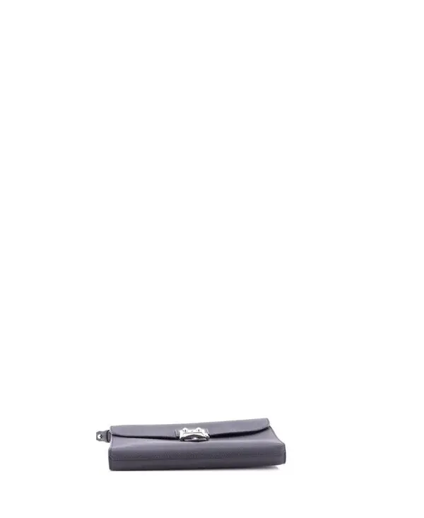 Hermès 24 Sac A Depeches Wristlet Pouch Epsom - Black