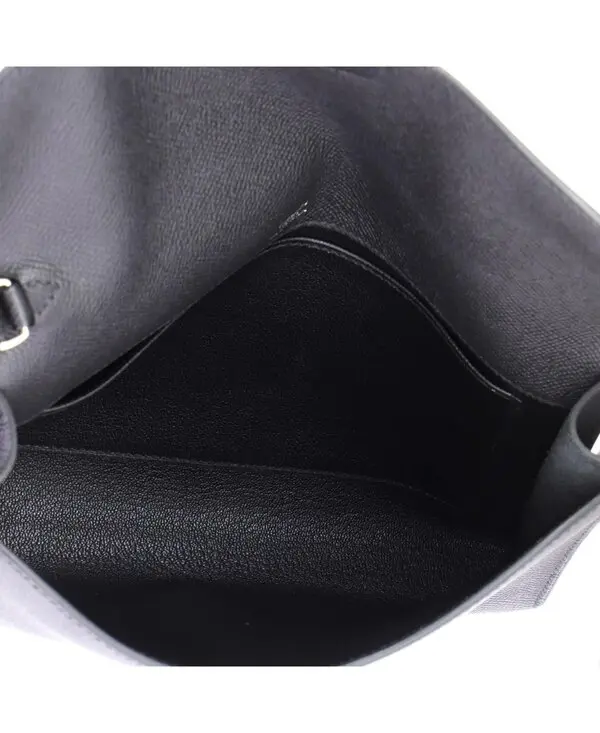 Hermès 24 Sac A Depeches Wristlet Pouch Epsom - Black