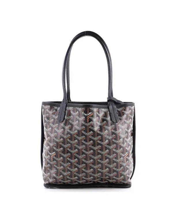 Goyard Anjou Reversible Tote Coated Canvas - Black