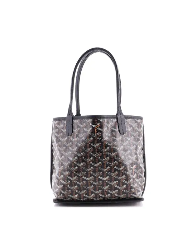 Goyard Anjou Reversible Tote Coated Canvas - Black