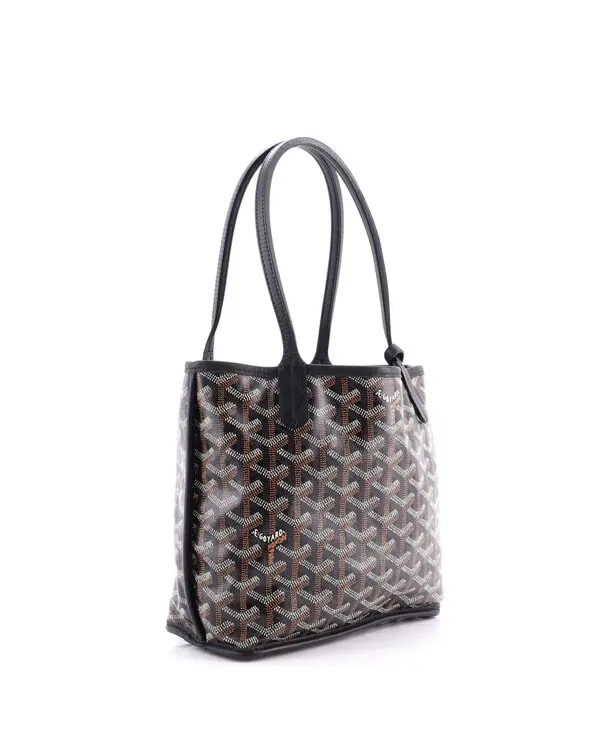 Goyard Anjou Reversible Tote Coated Canvas - Black