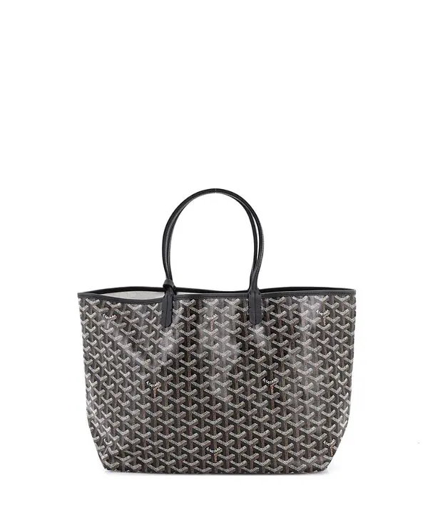 Goyard Pm Saint Louis Tote Coated Canvas - Black