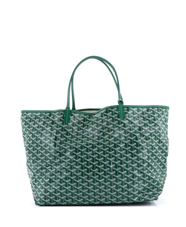 Goyard Gm Saint Louis Tote Coated Canvas - Green