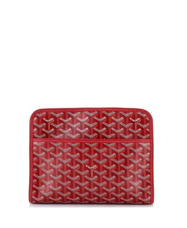 Goyard Mm Jouvence Toiletry Pouch Coated Canvas - Red