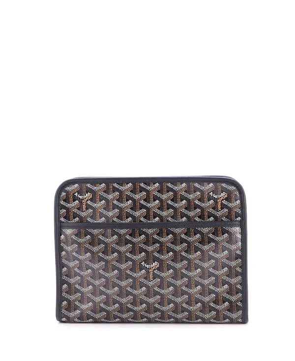 Goyard Mm Jouvence Toiletry Pouch Coated Canvas - Black