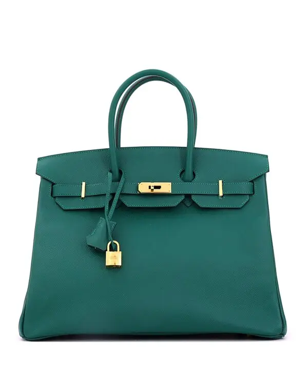 Hermès Birkin 35 Handbag - Malachite