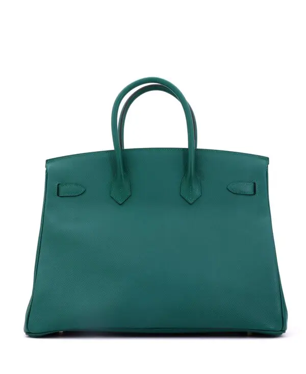 Hermès Birkin 35 Handbag - Malachite