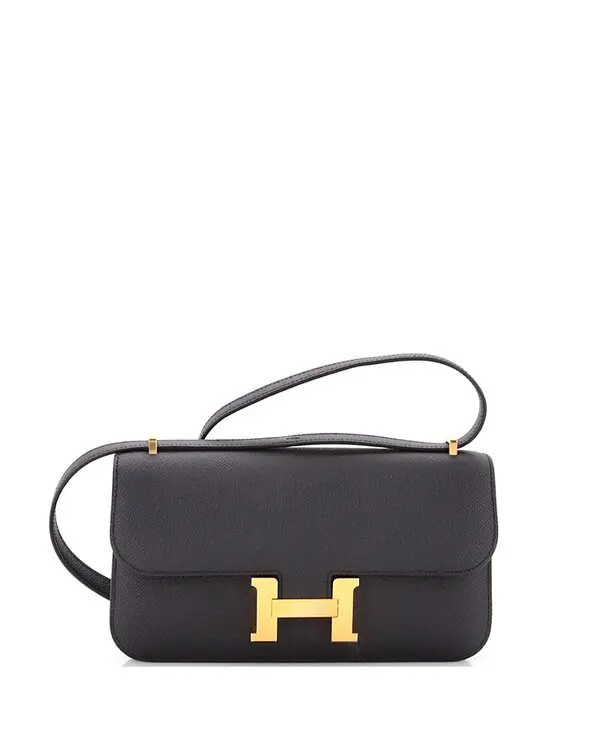 Hermès 25 Constance Elan Nm Bag Epsom - Black