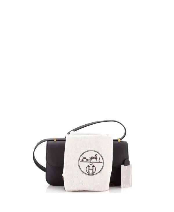Hermès 25 Constance Elan Nm Bag Epsom - Black