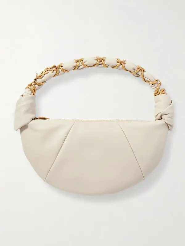 Saint Laurent Amalia Mini Shoulder Bag - Neutrals