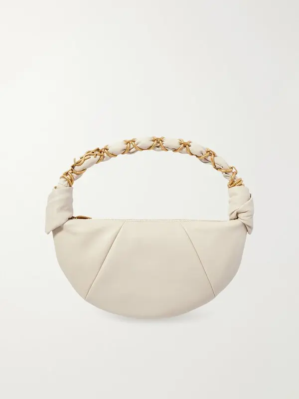 Saint Laurent Amalia Mini Shoulder Bag - Neutrals