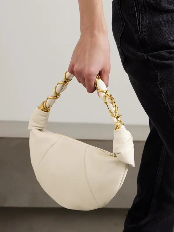 Saint Laurent Amalia Mini Shoulder Bag - Neutrals