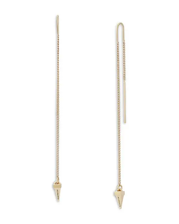 ALLSAINTS Laio Spike Threader Earrings - Gold
